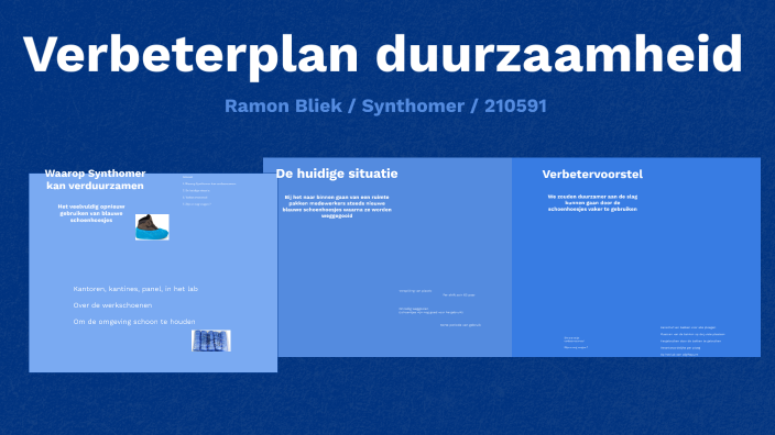 Verbeterplan duurzaamheid by Ramon Bliek on Prezi