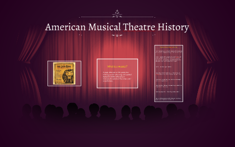 Musical Theatre History by Laura Fulmer