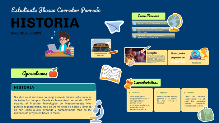 Historia de SCRATCH by Joshua corredor parrado on Prezi
