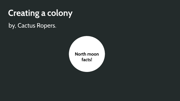 creating a colony! by kj thompson on Prezi