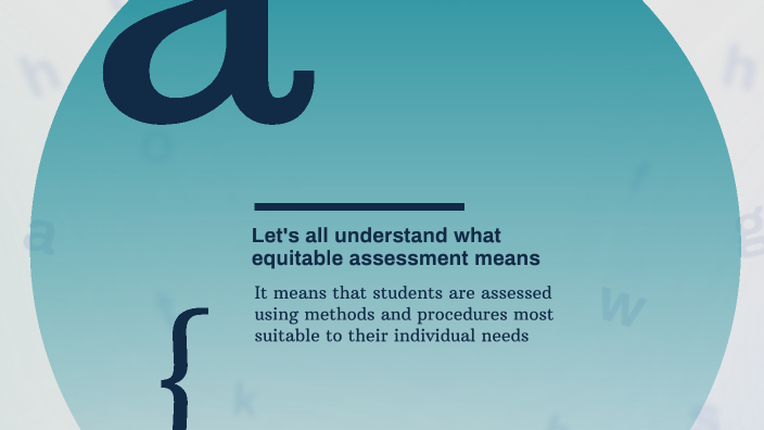 Equitable assessment and its impact on the social and cultural capital ...