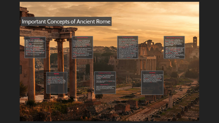 Important Concepts of Ancient Rome by Daniel Olortegui on Prezi