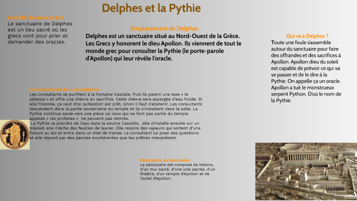 Delphes et la Pythie by Collège Henri Judet on Prezi