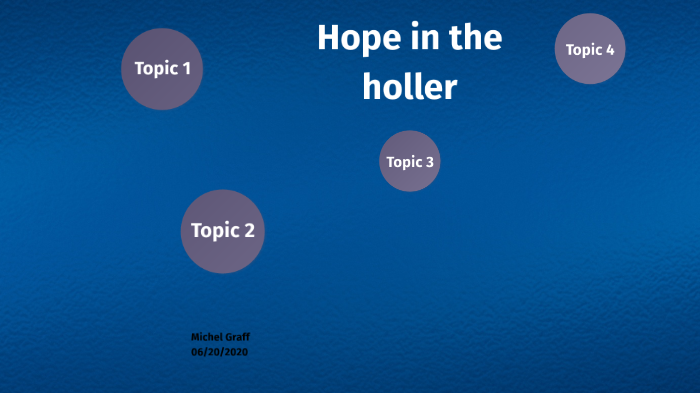 Hope in the holler by Michael Graff on Prezi