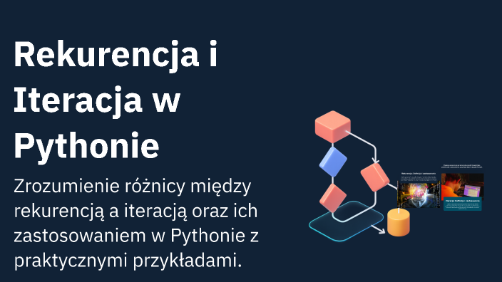 Rekurencja i Iteracja w Pythonie by Szymon Ratuszny on Prezi