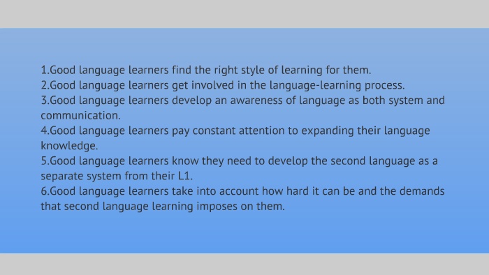 The good language learner by Sally Beetham on Prezi