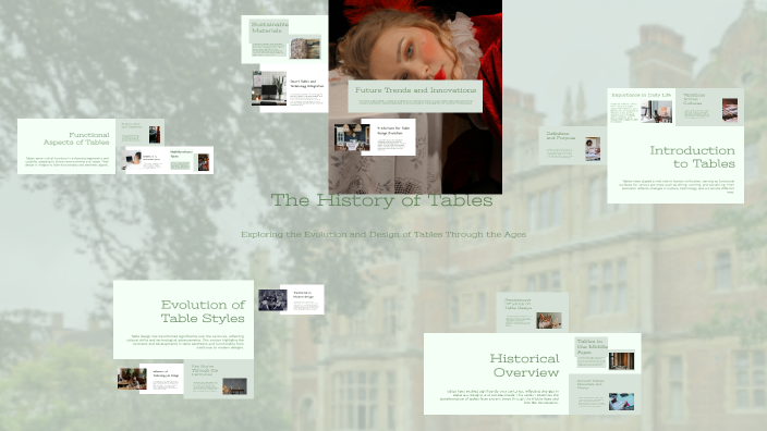 The History of Tables by Shuyuan Zhang on Prezi