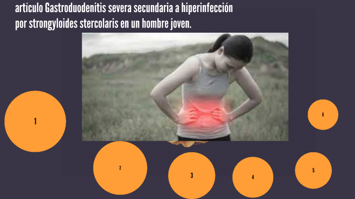 artículo Gastroduodenitis severa secundaria a hiperinfección por ...
