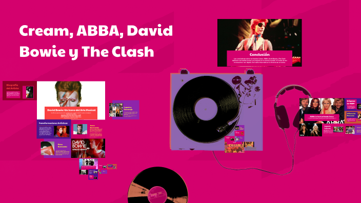 Presentación sobre las bandas: Cream, ABBA, David Bowie y The Clash by Emilia Diez de Medina on ...
