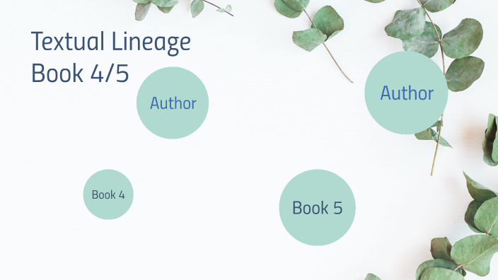 Book 4/5 - Textual Lineage by Juritzy Mejia on Prezi