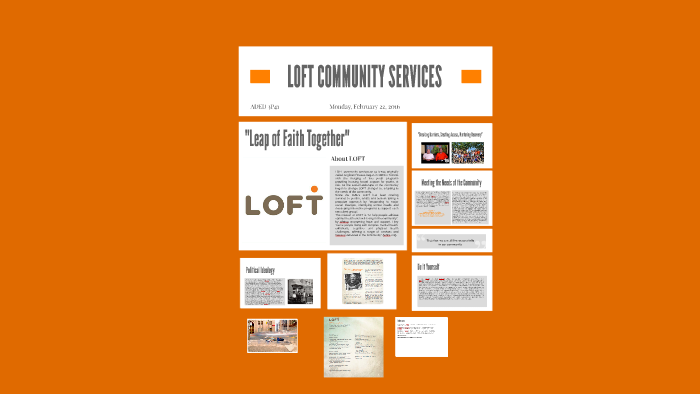 LOFT COMMUNITY SERVICES by Kylie Rebernik on Prezi