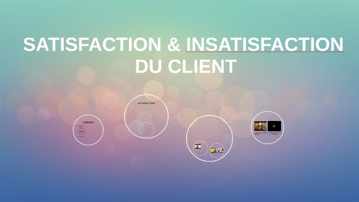 SATISFACTION &INSATISFACTION by Chinnarat DICHOEI on Prezi
