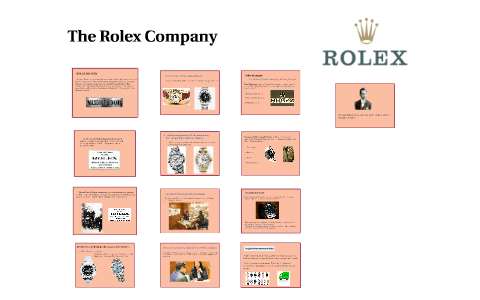 The Rolex Watch Company - A Brief History by Kittiya Waikula on Prezi