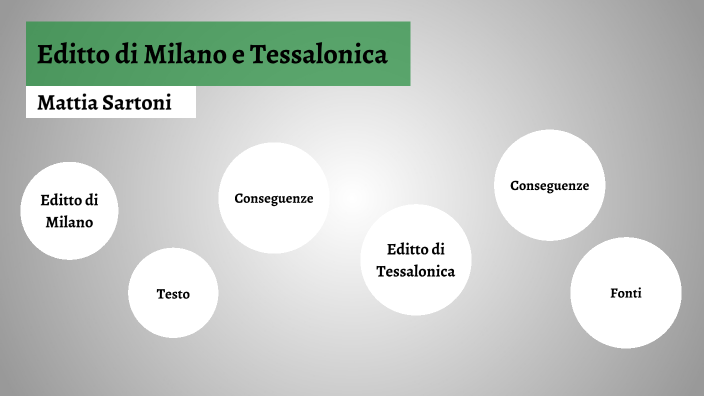 Editto di Milano e Tessalonica by Mattia Sartoni on Prezi