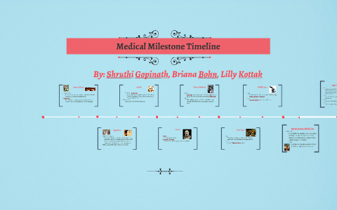 Medical Milestone Timeline by shruthi gopinath on Prezi