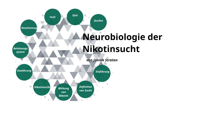 Neurobiologie der Nikotinsucht by jannik Straten on Prezi