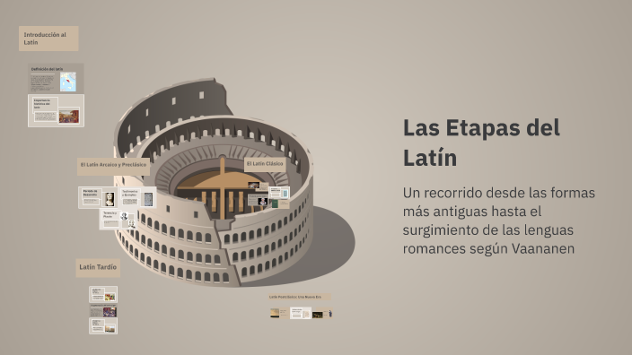 Las Etapas del Latín by canela visona uba on Prezi