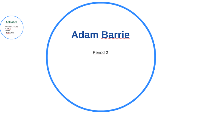 Adam Barrie by Adam Barrie on Prezi