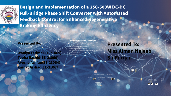 Design and Implementation of a 250-500W DC-DC Full-Bridge Phase Shift Converter with Automated ...