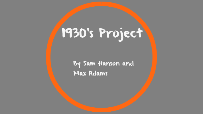 Presentation by Sam Hanson