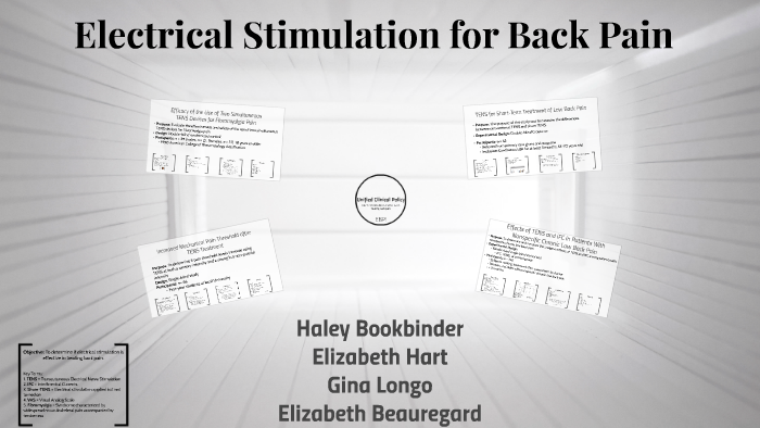 Electrical Stimulation for Back Pain by Haley Bookbinder on Prezi