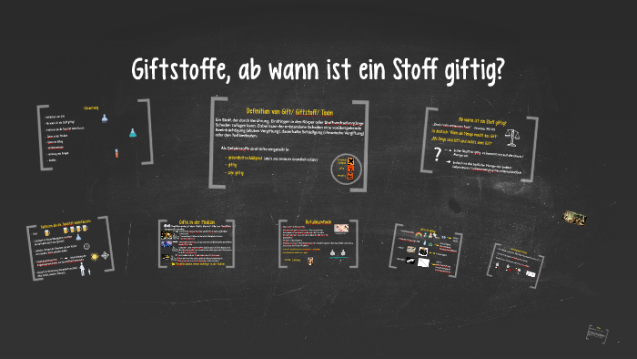 Giftstoffe, ab wann ist ein Stoff giftig? by Emilie Preiss on Prezi