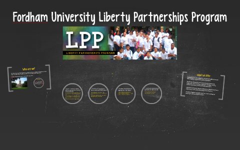 Fordham University Liberty Partnerships Program by Terry Hudson on Prezi
