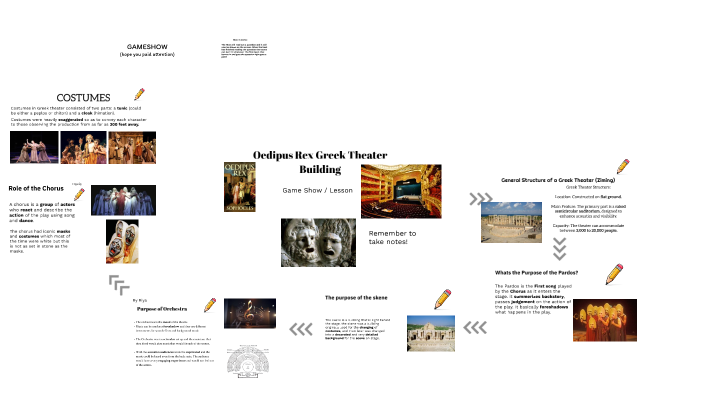 Oedipus Rex Greek Theatre by Zi Ming Li on Prezi