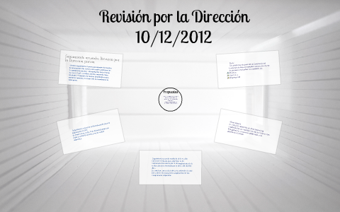 Revisión por la Dirección by Doris Fabiola Gamero Regalado on Prezi