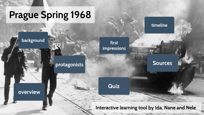 Prague Spring 1968 digital learning tool history by Ida E. on Prezi