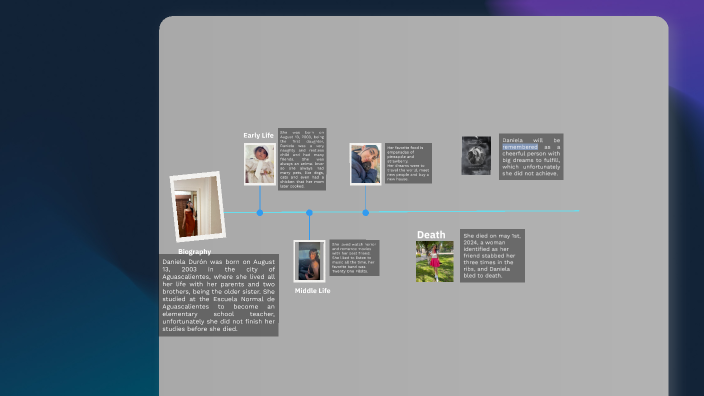 Biography by Daniela Durón on Prezi