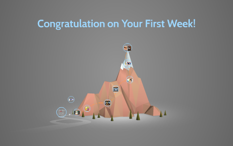 Congratulation on Your First Week! by Dylan Winfield on Prezi