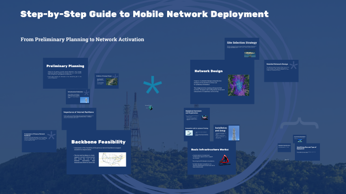 Step-by-Step Guide to Mobile Network Deployment by Aline Dayane Busnardo on Prezi
