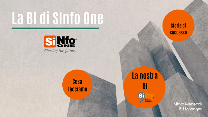 SI By solution by MIrko mENECali on Prezi