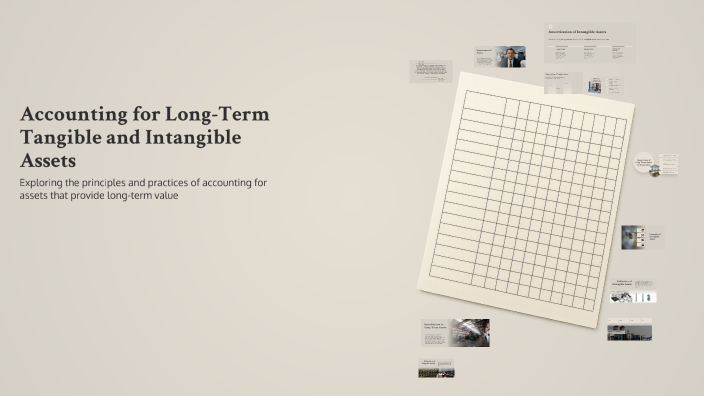 Accounting for Long-Term Tangible and Intangible Assets by Sardor ...