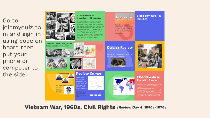 Review Day 4: Vietnam War, 1960s, Civil Rights by Cecilia Hill on Prezi