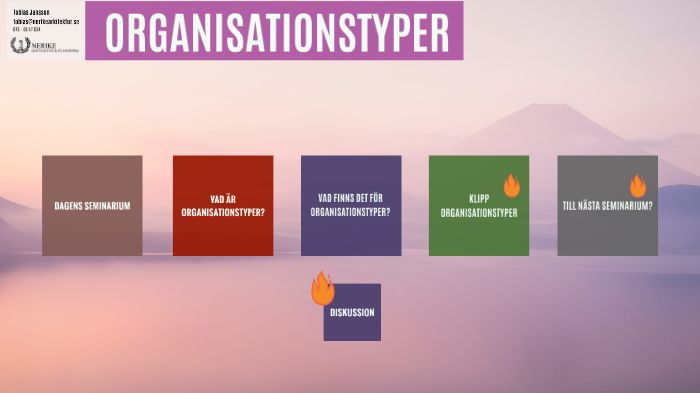 Organisationstyper by Tobias Jansson on Prezi