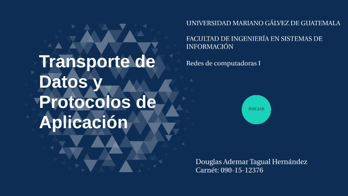 Transporte de Datos y Protocolos de Aplicación by DOUGLAS ADEMAR TAGUAL ...
