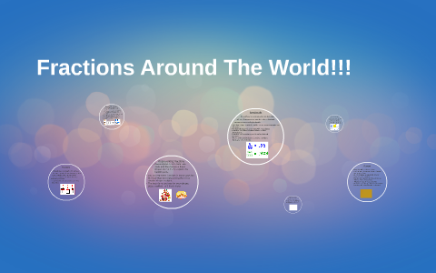 Fractions Around The World!!! by on Prezi