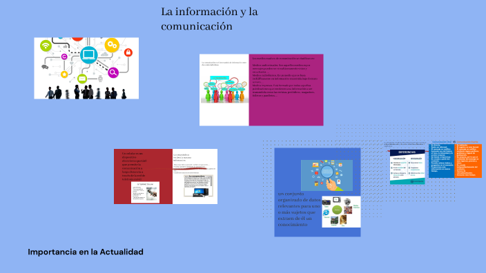 La Informaci n y la Comunicaci n by tami zapata on Prezi
