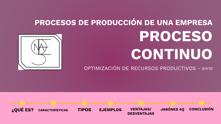 Proceso Continuo de Producción en una Empresa by Oliver Noé Bravo ...