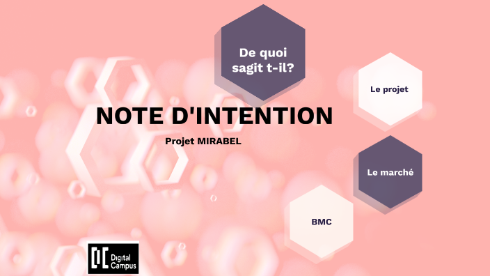 NOTE D'INTENTION by assiatou faye on Prezi