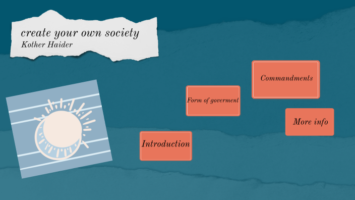 create your own society by eli haider on Prezi