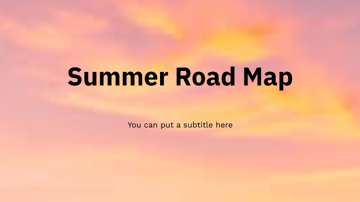 Summer Road Map by Reid LaRoque on Prezi