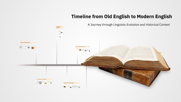 Timeline from Old English to Modern English by Sonia Miret on Prezi