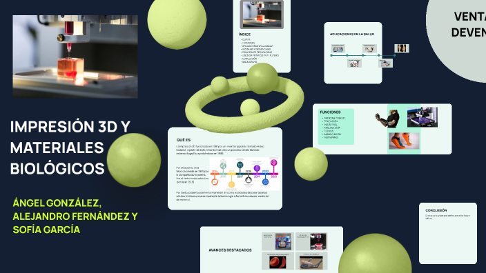 IMPRESIÓN 3D Y MATERIALES BIOLÓGICOS by Sofía García San Miguel on Prezi