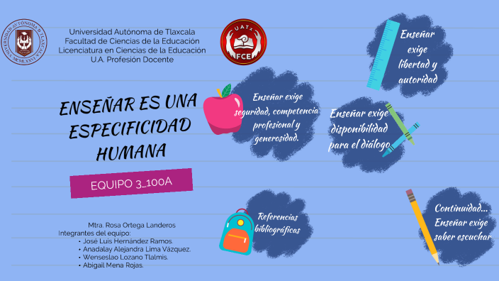 ENSEÑAR ES UNA ESPECIFICIDAD HUMANA by José Luis Hernández Ramos on Prezi