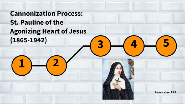 Canonization Process: St.Pauline of the Agonizing Heart of Jesus by ...
