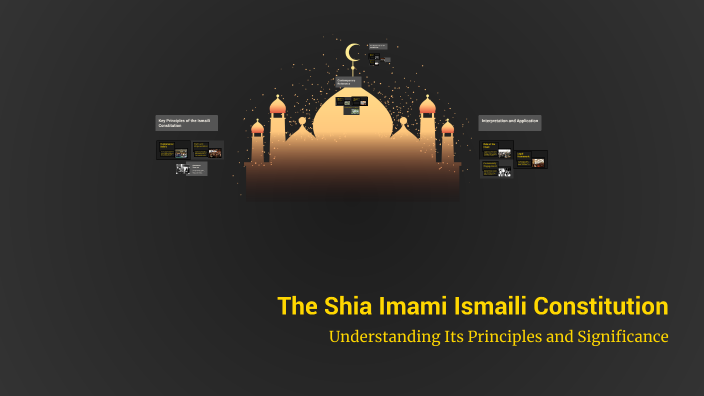 The Shia Imami Ismaili Constitution by Nizar Pradhan on Prezi