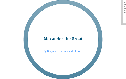 Alexander the Great by Micke Ahola on Prezi